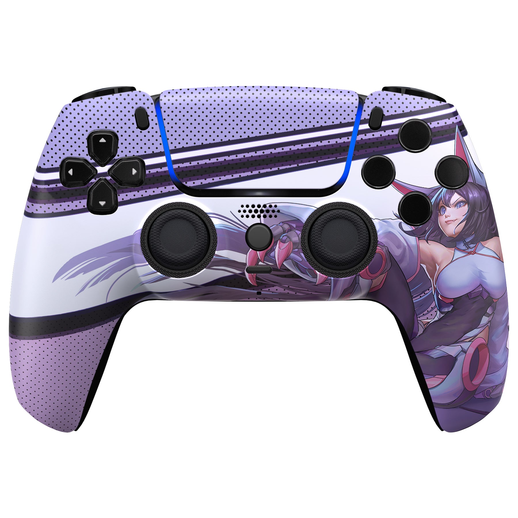 Luna Redesigned Neko Mecha Front Shell with Touchpad for PS5 Controller BDM-010/020/030/040/050 ...