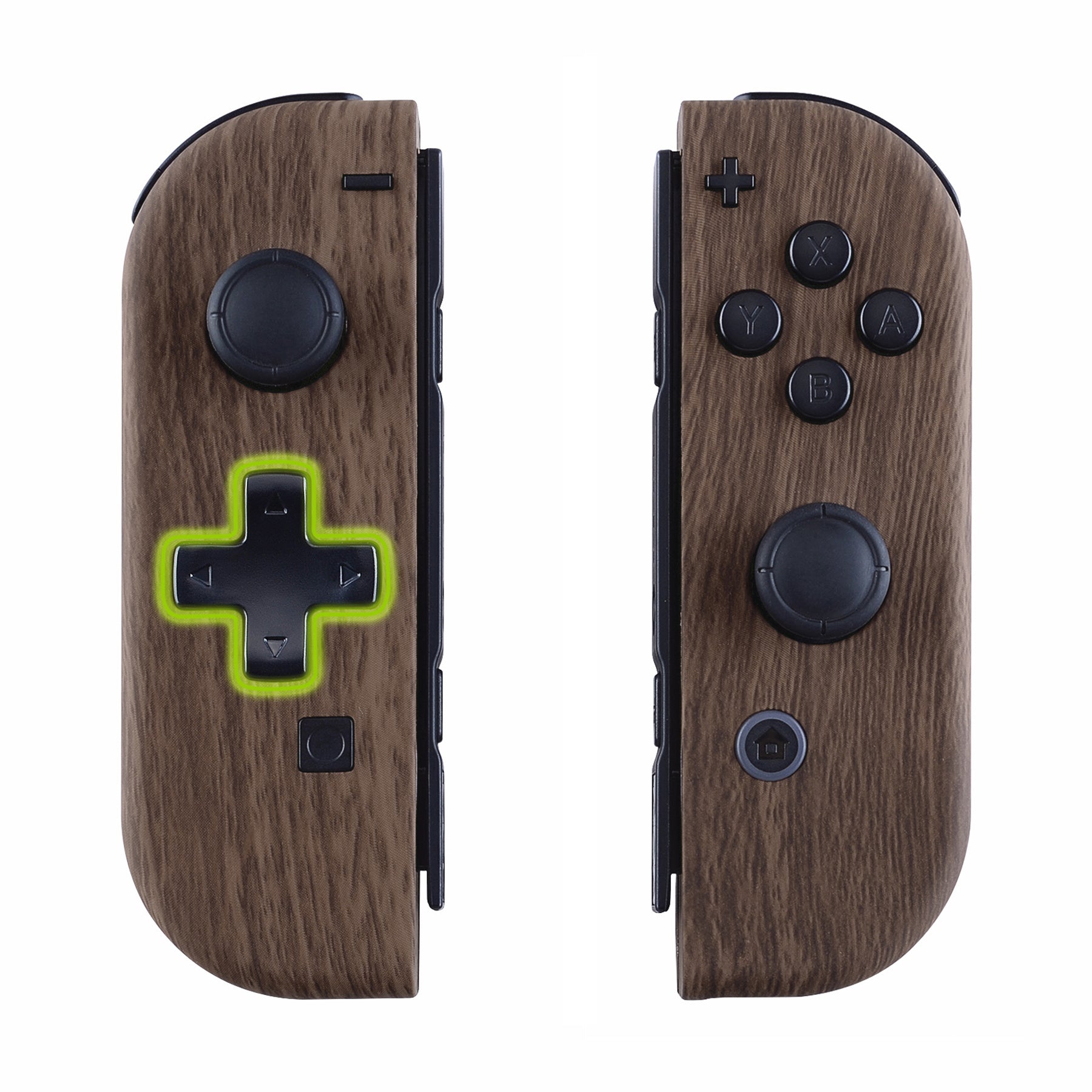 Wooden Grain Shells For NS Switch Joycon & OLED Joycon Dpad Version-JZS201WS