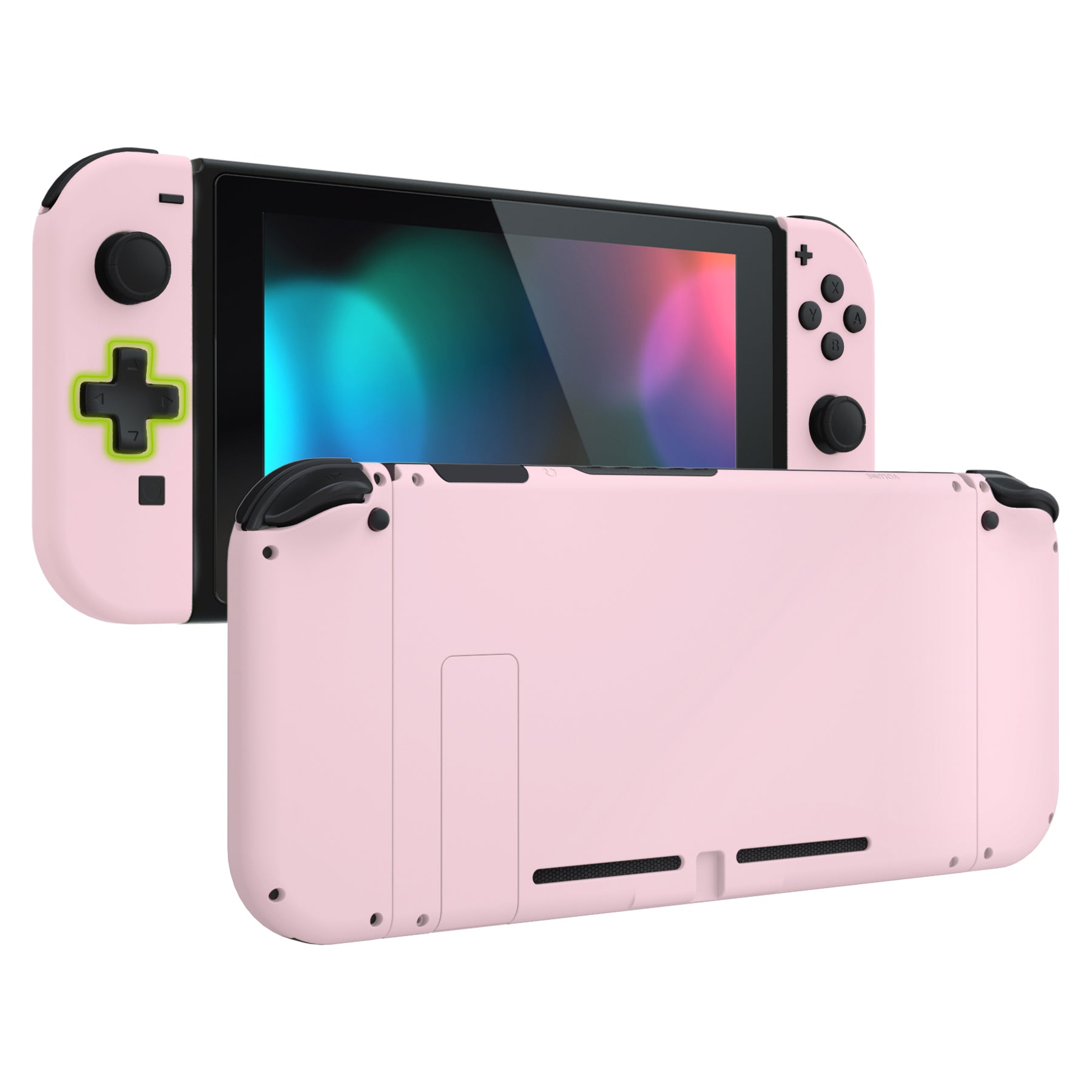 Cherry Blossoms Pink Full Shells For NS Joycon Dpad Version-Without Any ...