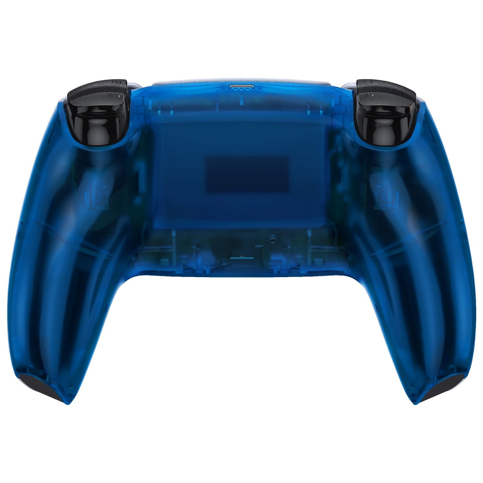 Clear Blue Back Shell Compatible With PS5 Controller-DPFM5004WS