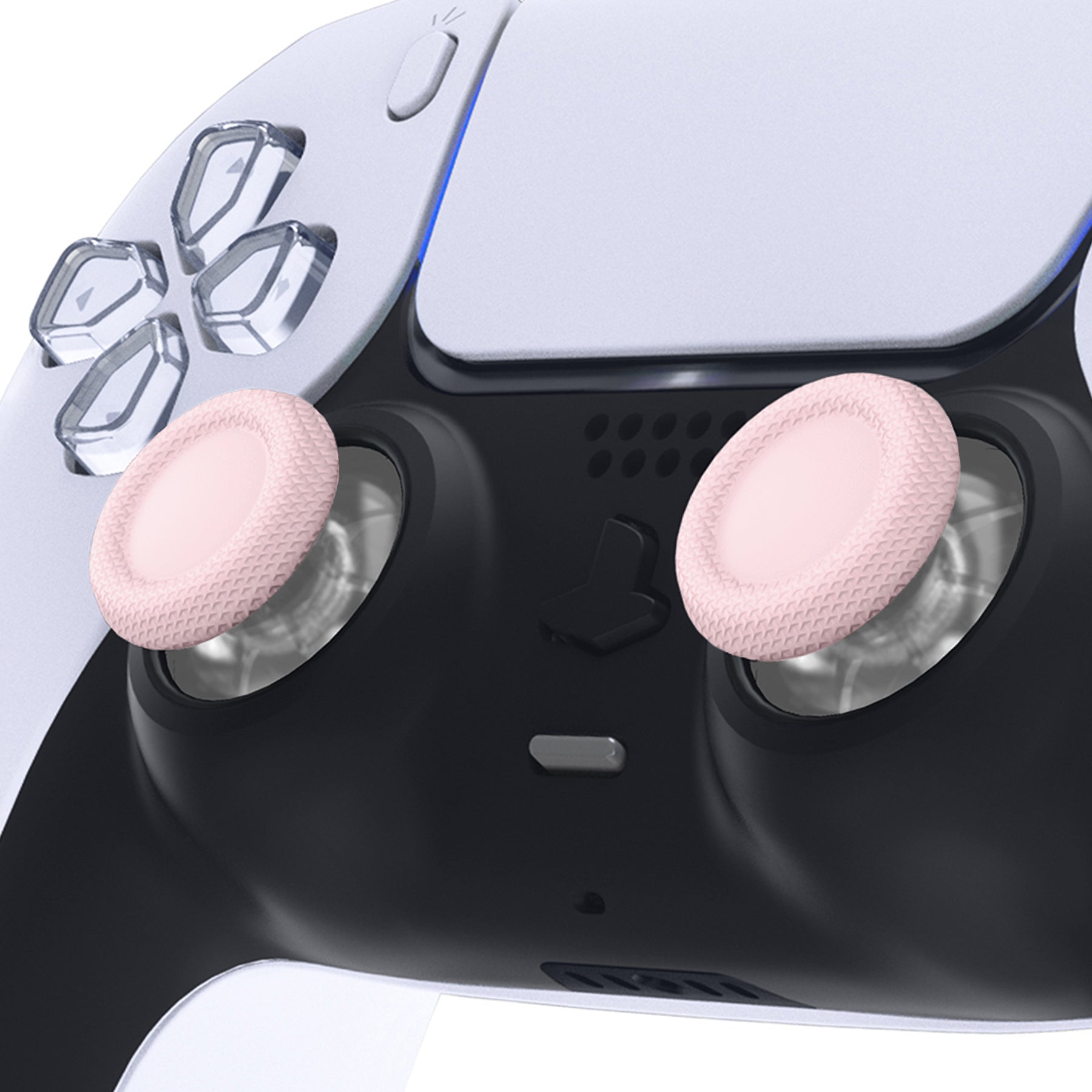 Clear & Cherry Blossoms Pink Analog Thumbsticks for PS5 & PS4 All Model ...