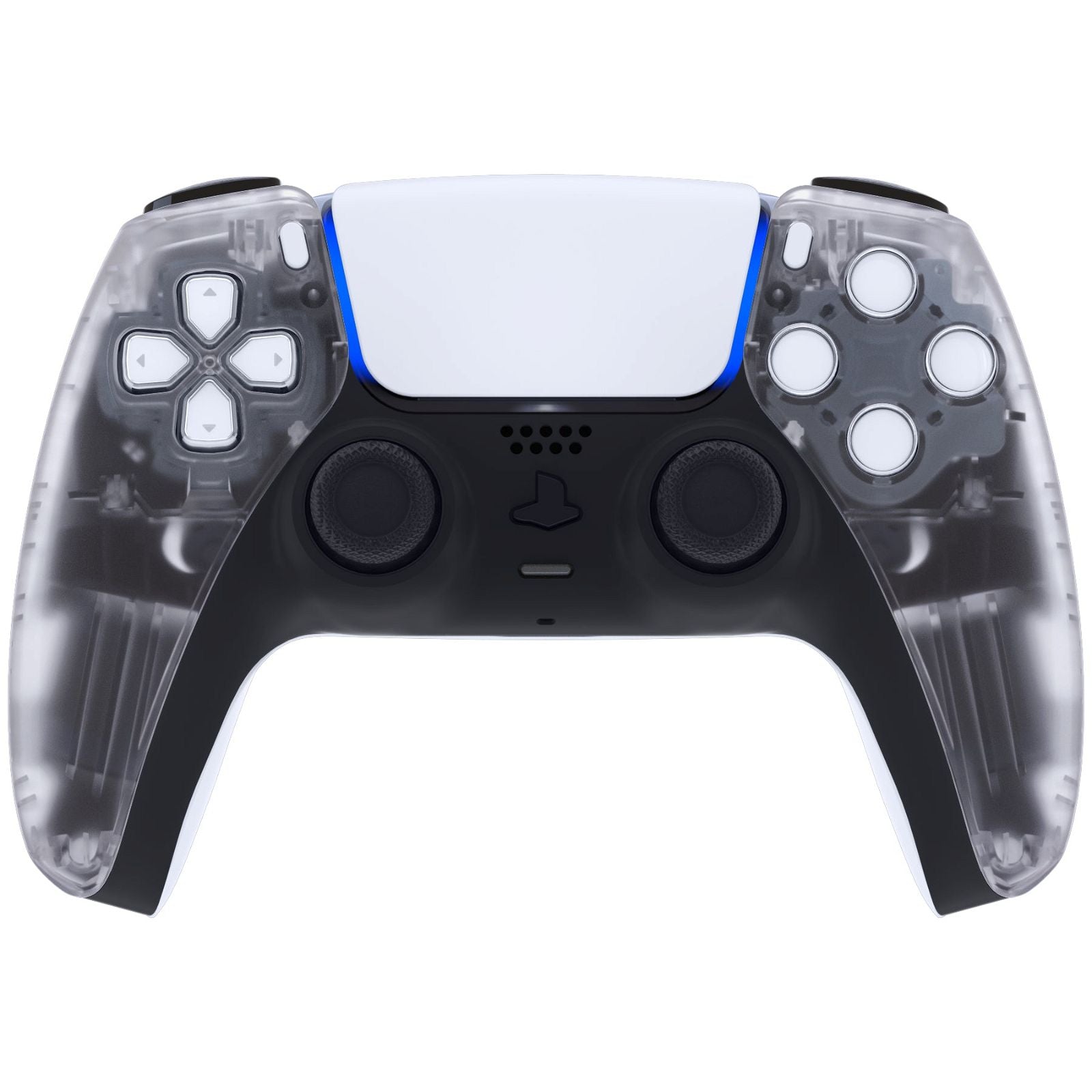 Clear Front Shell Compatible With PS5 Controller-MPFM5001WS