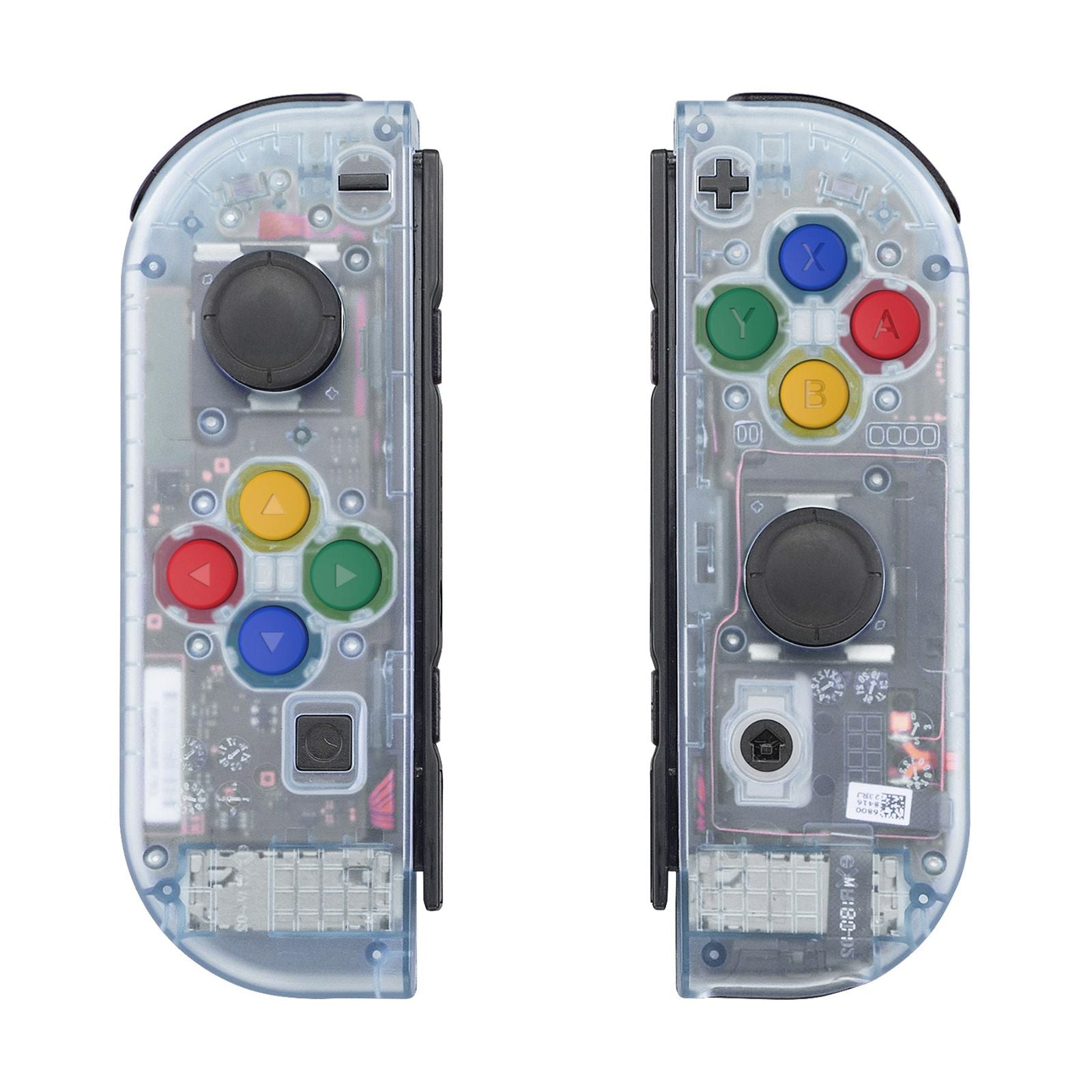 Clear Glacier Blue Shells With Middle Tray For NS Switch Joycon & OLED ...