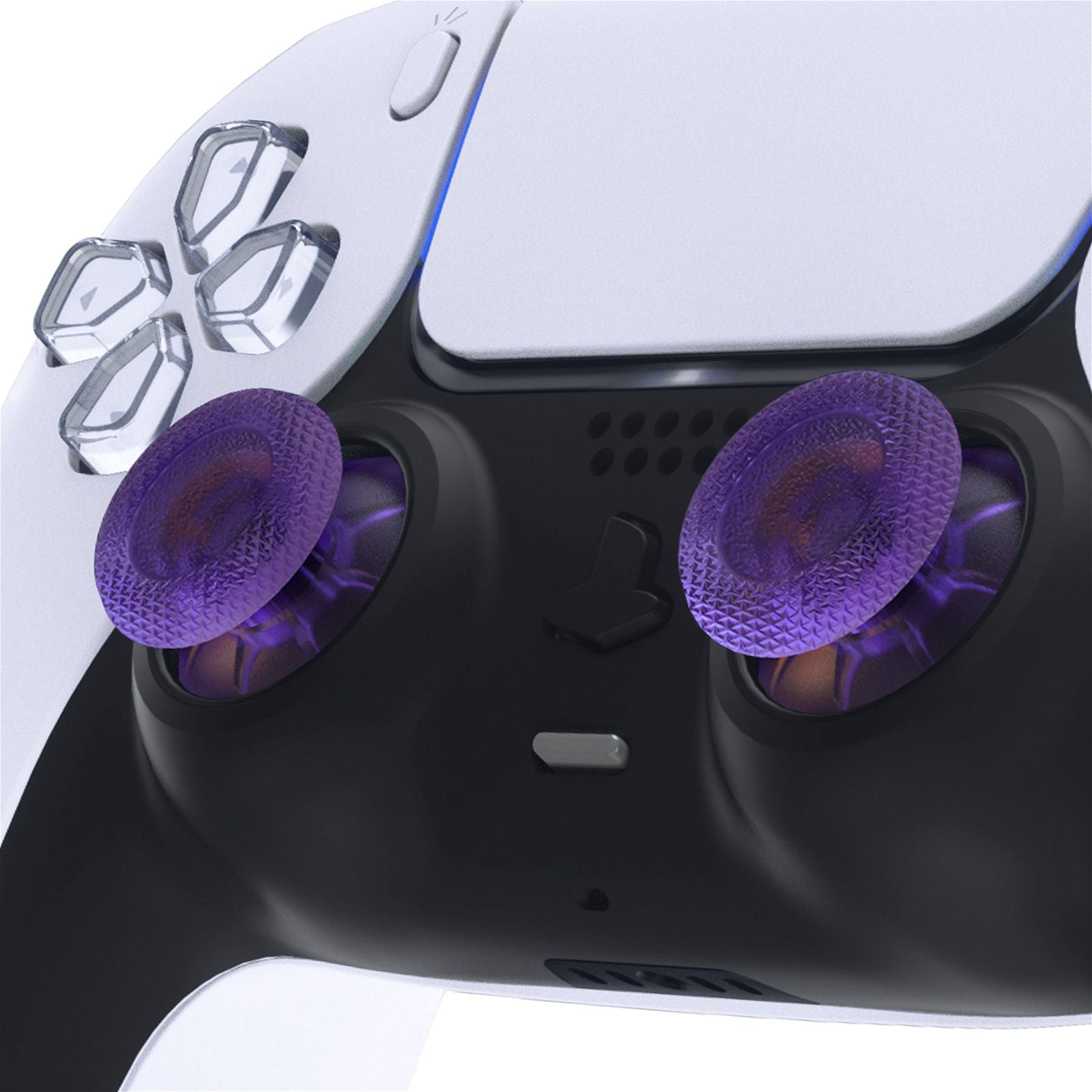 Clear Purple Analog Thumbsticks for PS5 & PS4 All Model Controller-JPF625WS