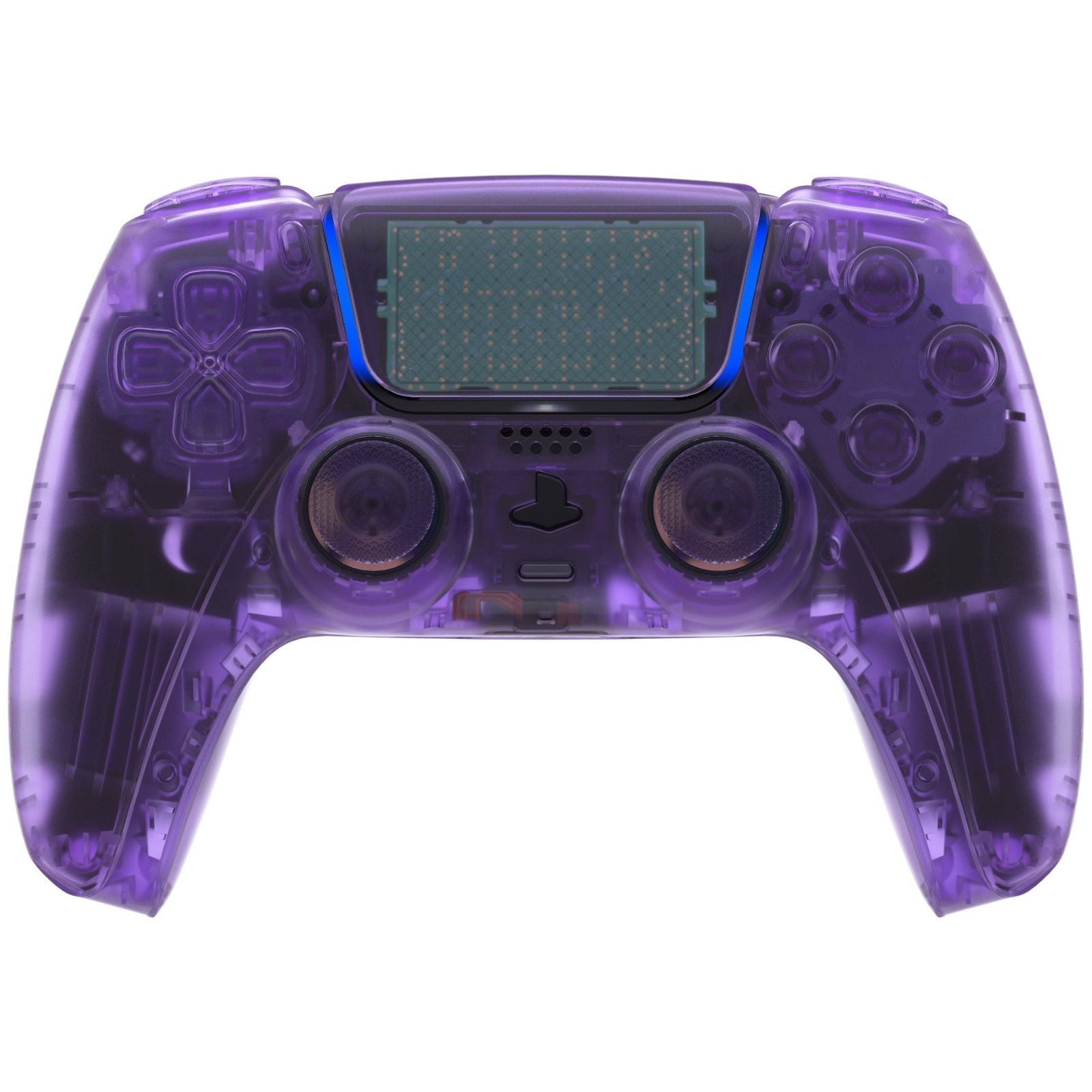 Clear Purple Full Set Shells with Buttons For PS5 Controller BDM-010/ ...