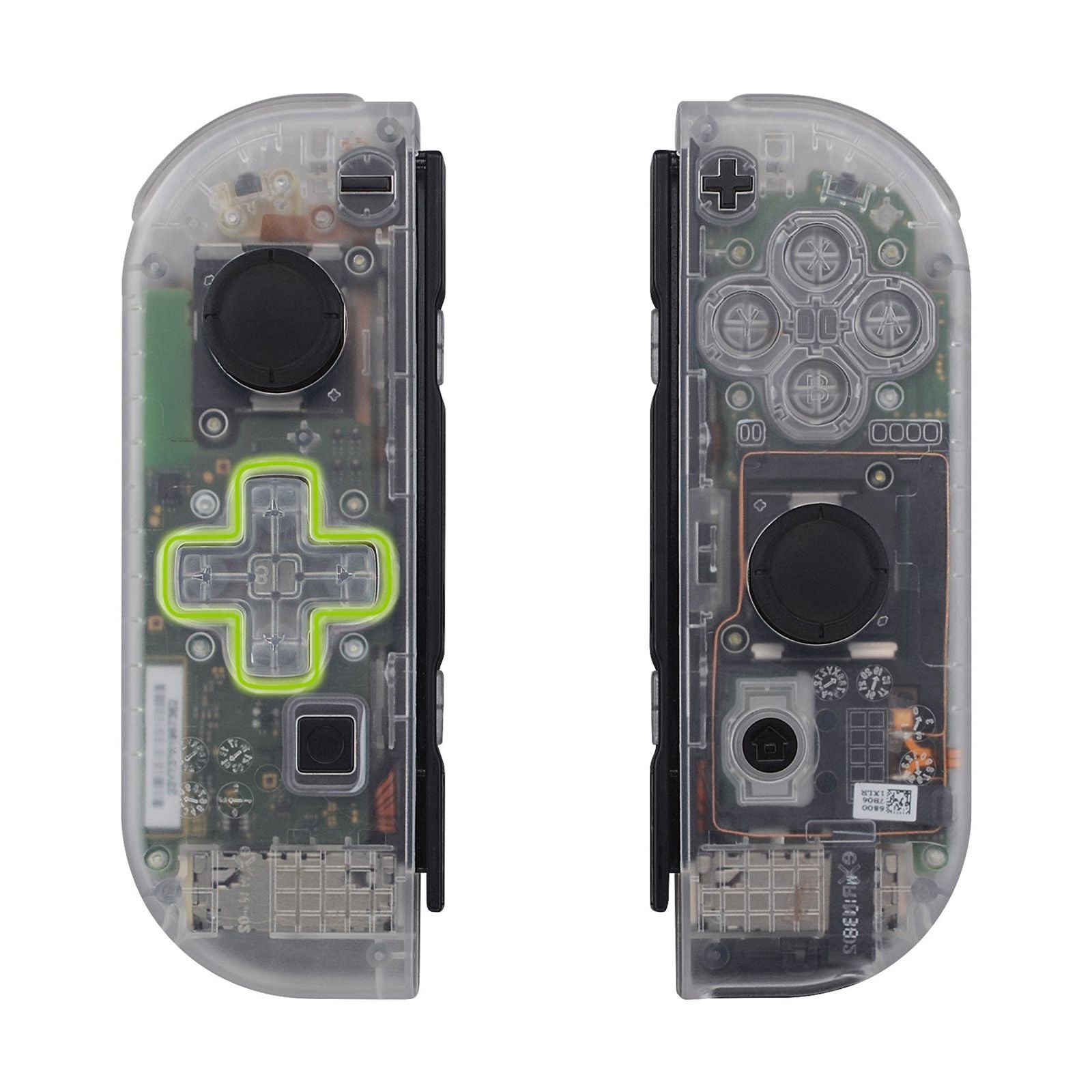 Clear Shells For NS Switch Joycon & OLED Joycon Dpad Version-JZM501WS
