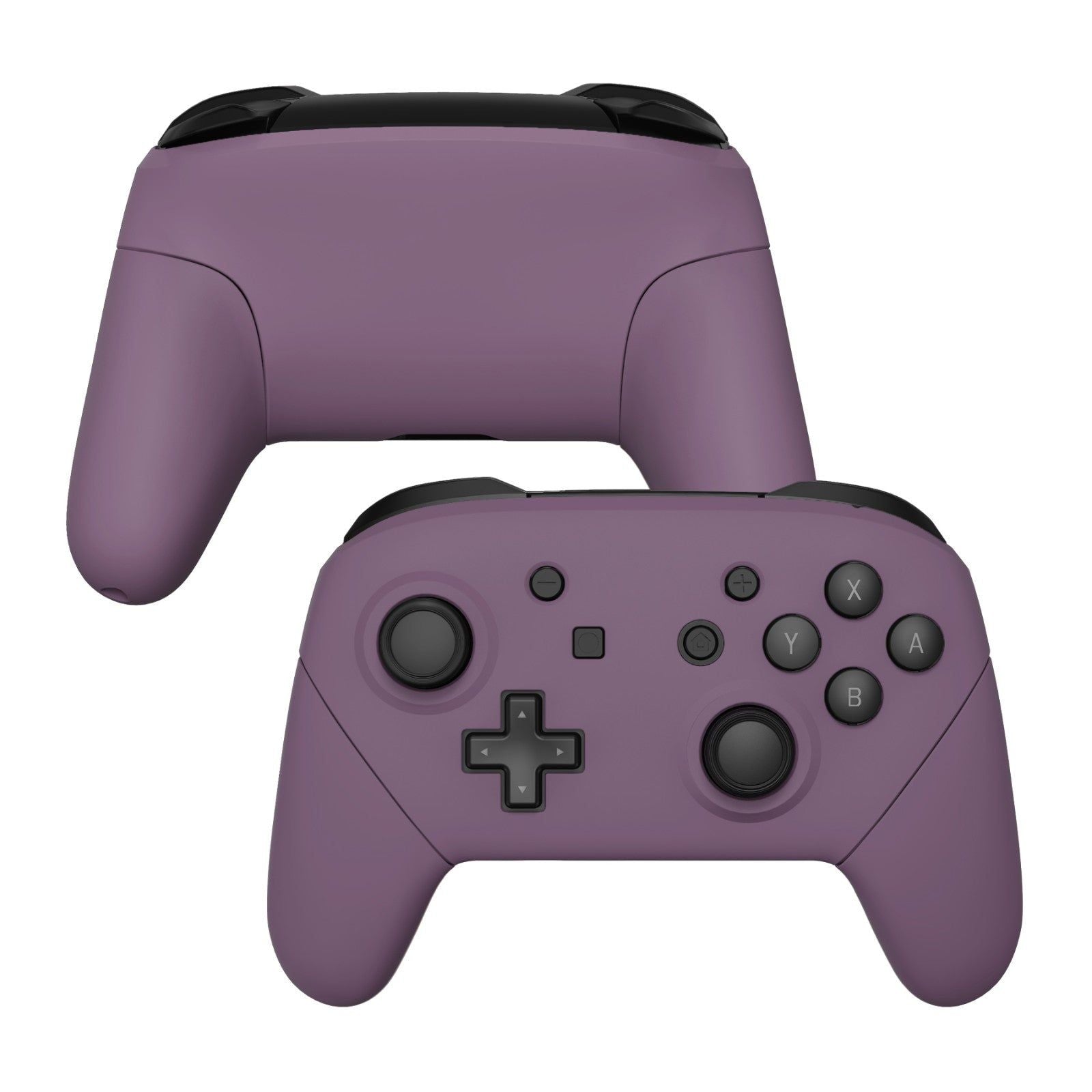 Dark Grayish Violet Full Shells And Handle Grips For NS Pro Controller ...