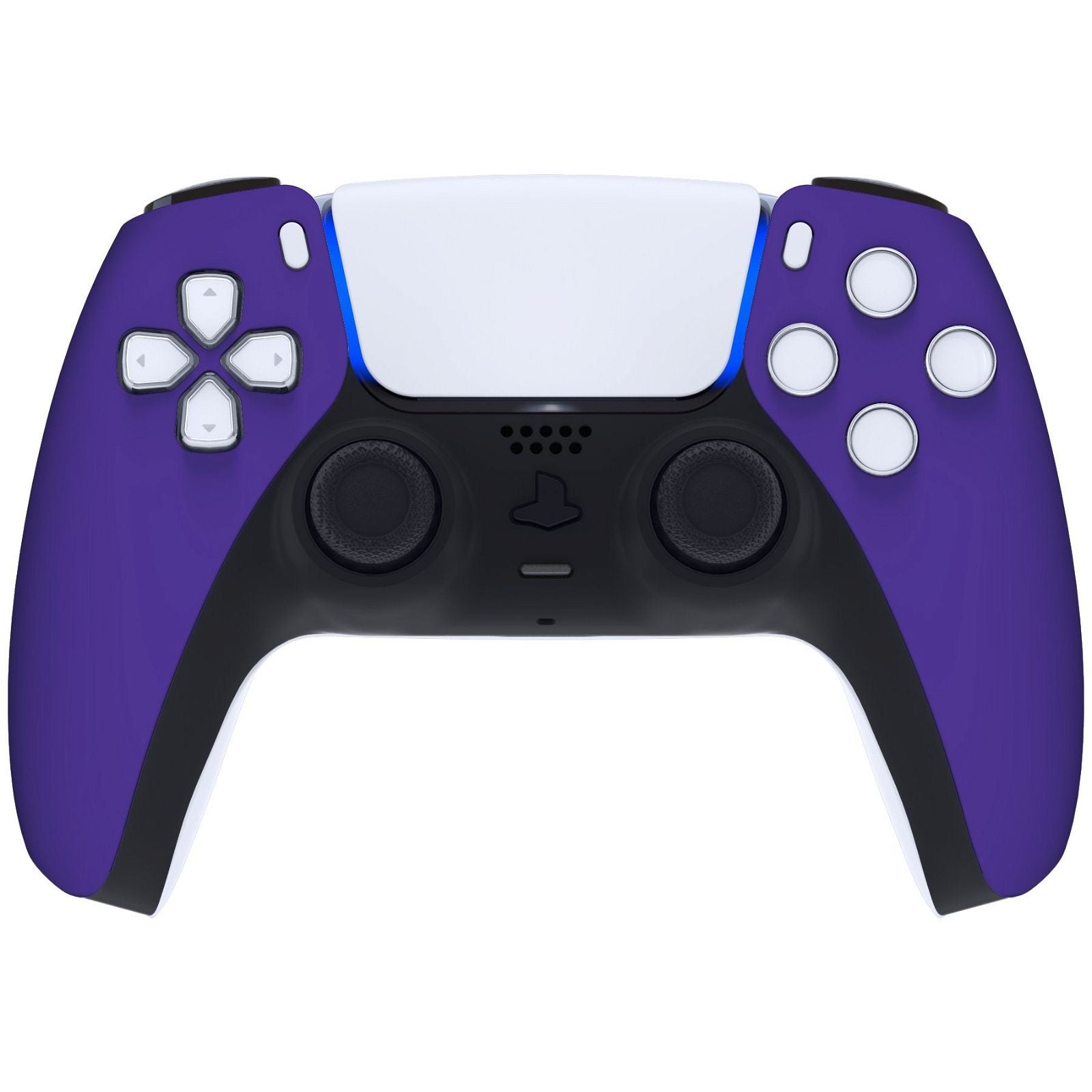 Soft Touch Dark Purple Front Shell Compatible With PS5 Controller ...