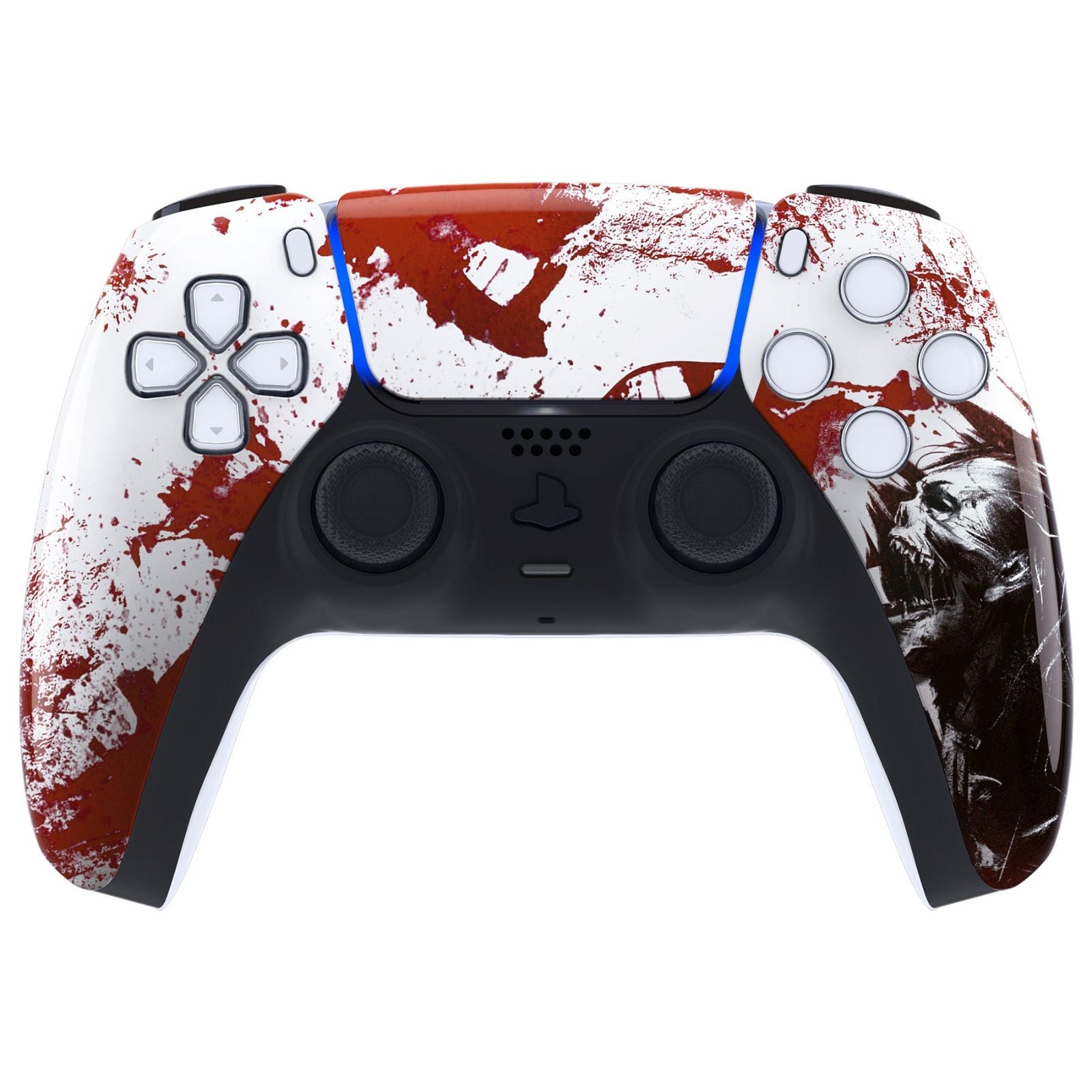 Glossy Blood Zombie Front Shell With Touchpad Compatible With PS5 ...