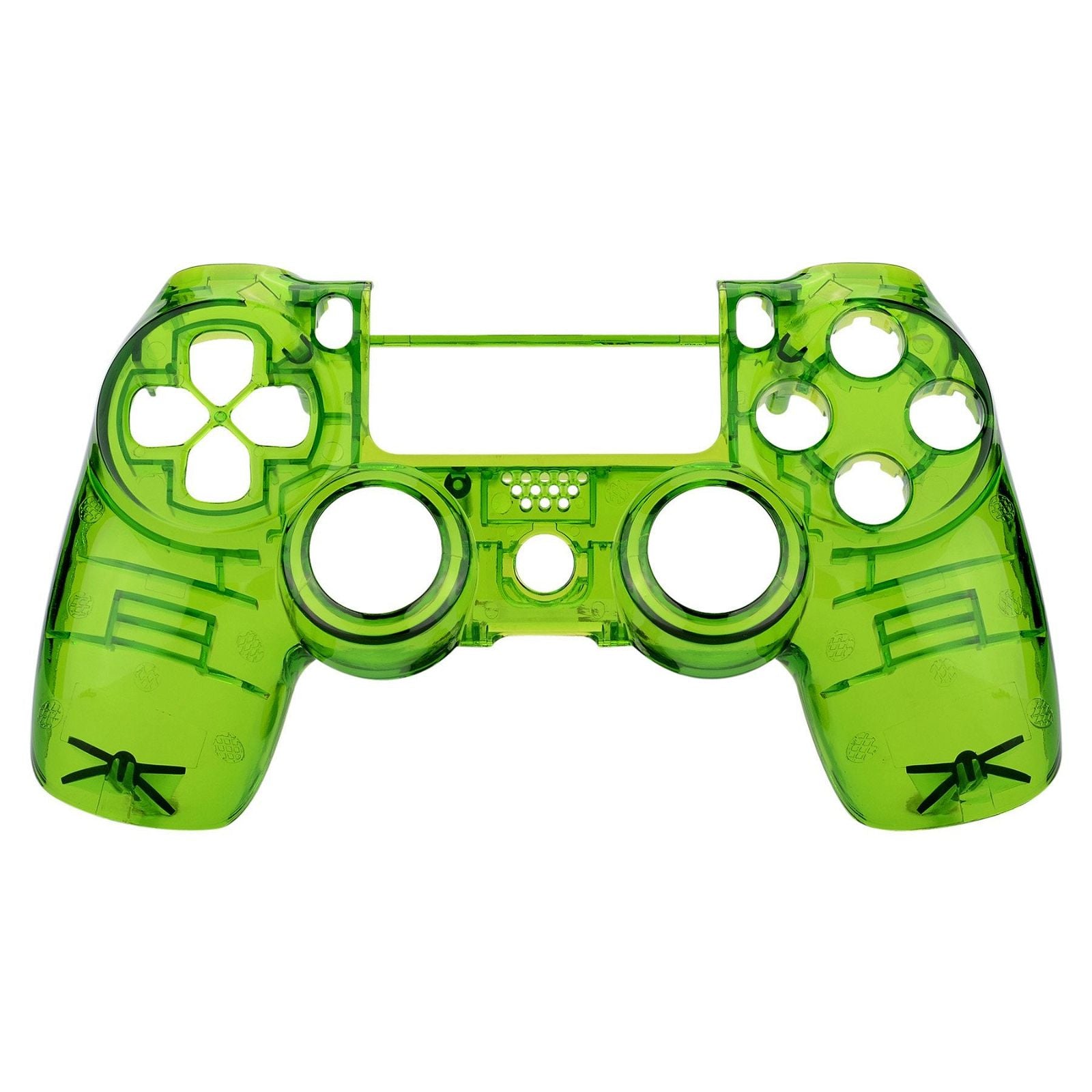 Glossy Clear Green Front Shell Compatible With PS4 Gen2 Controller ...