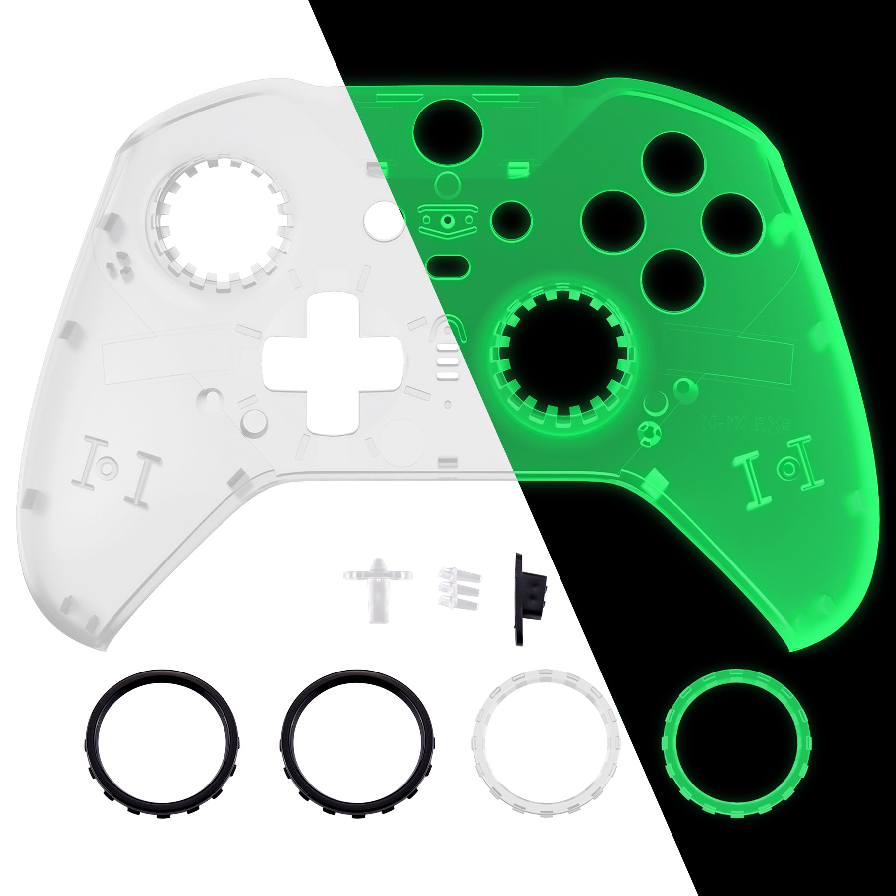 Glow In Dark-Green Front Shell For Xbox One-Elite2 Controller-ELM511WS