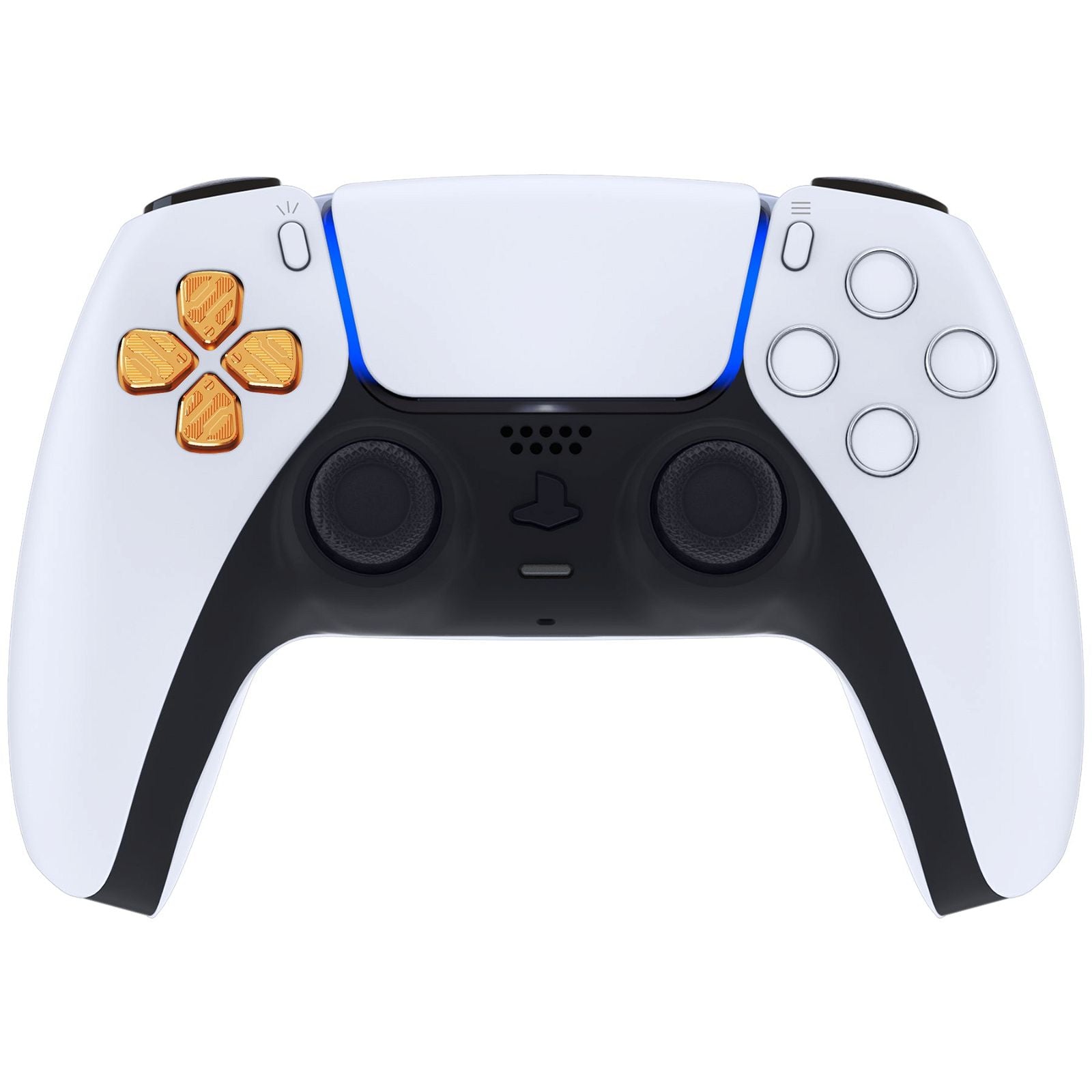 Gold Metal Dpad Button Compatible With PS5 Controller JPFB001WS