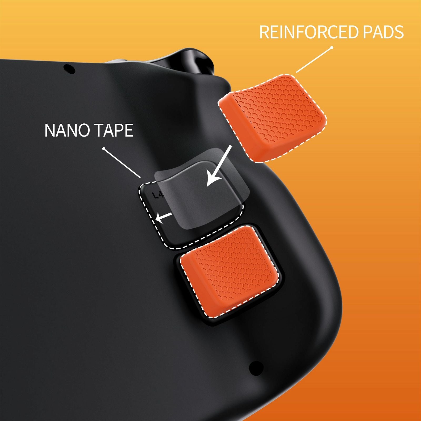back button orange