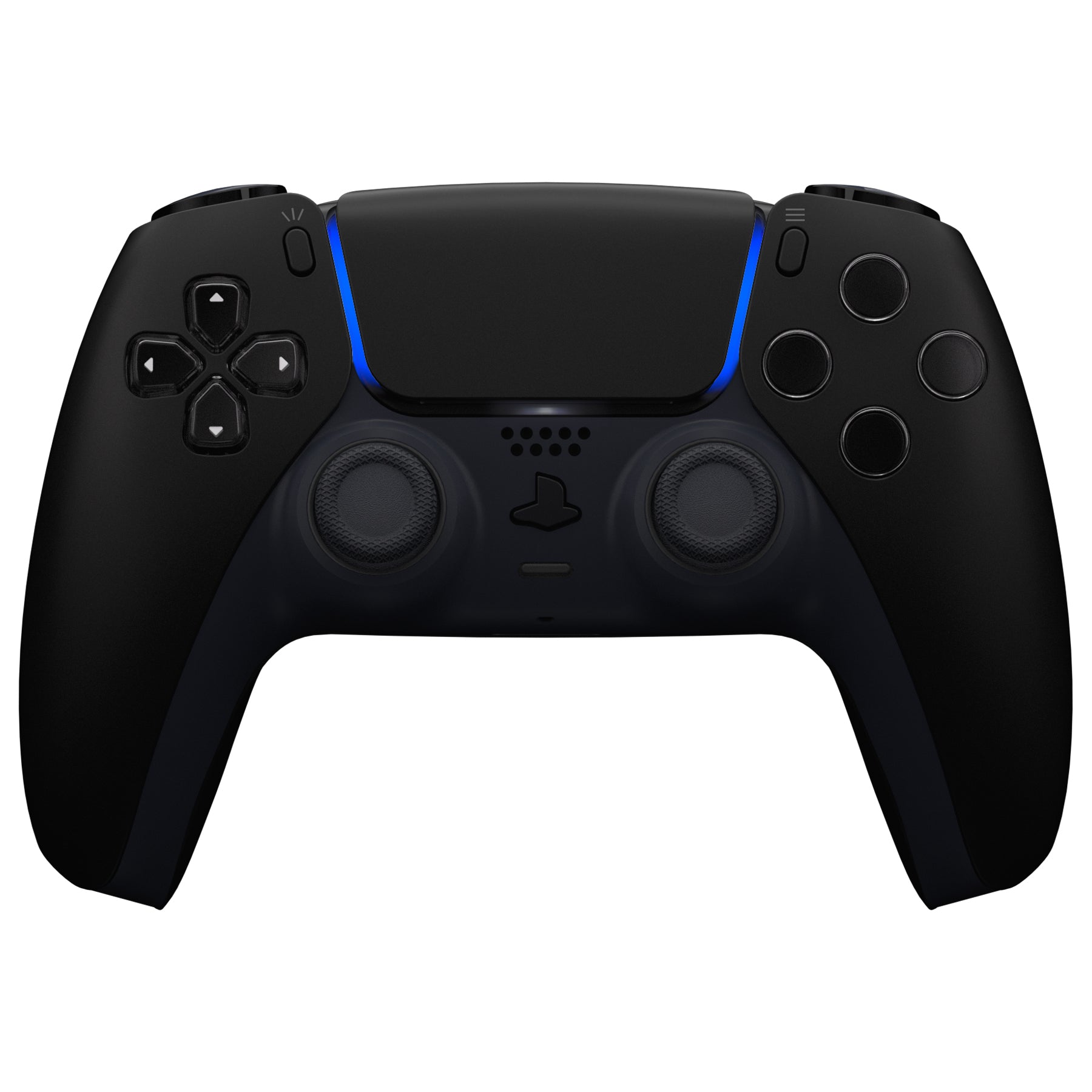 Original Black Front Shell Compatible With PS5 Controller-MPFM5008WS