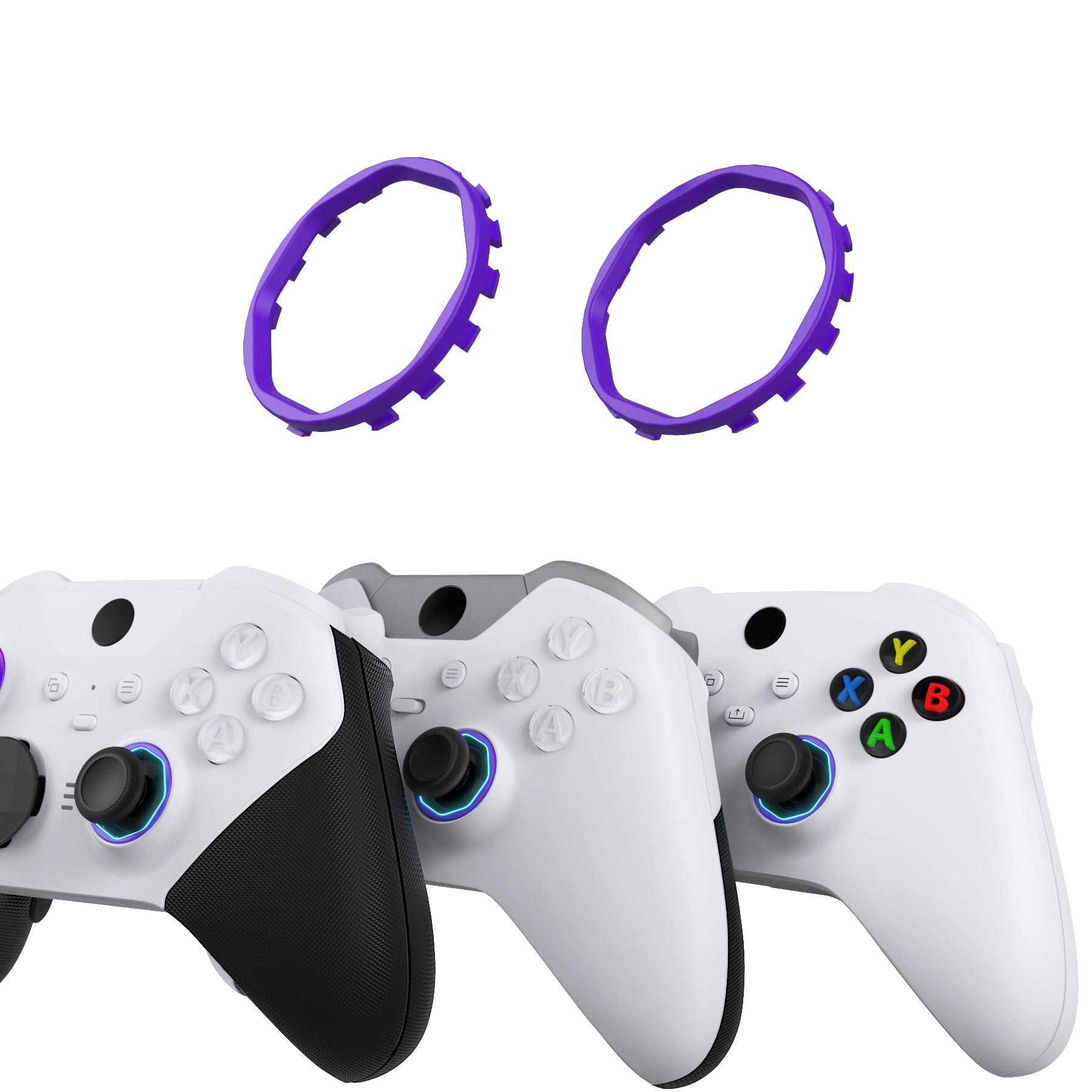 Purple Redesigned Replacement Octagonal Gated Sticks Accent Rings for ...