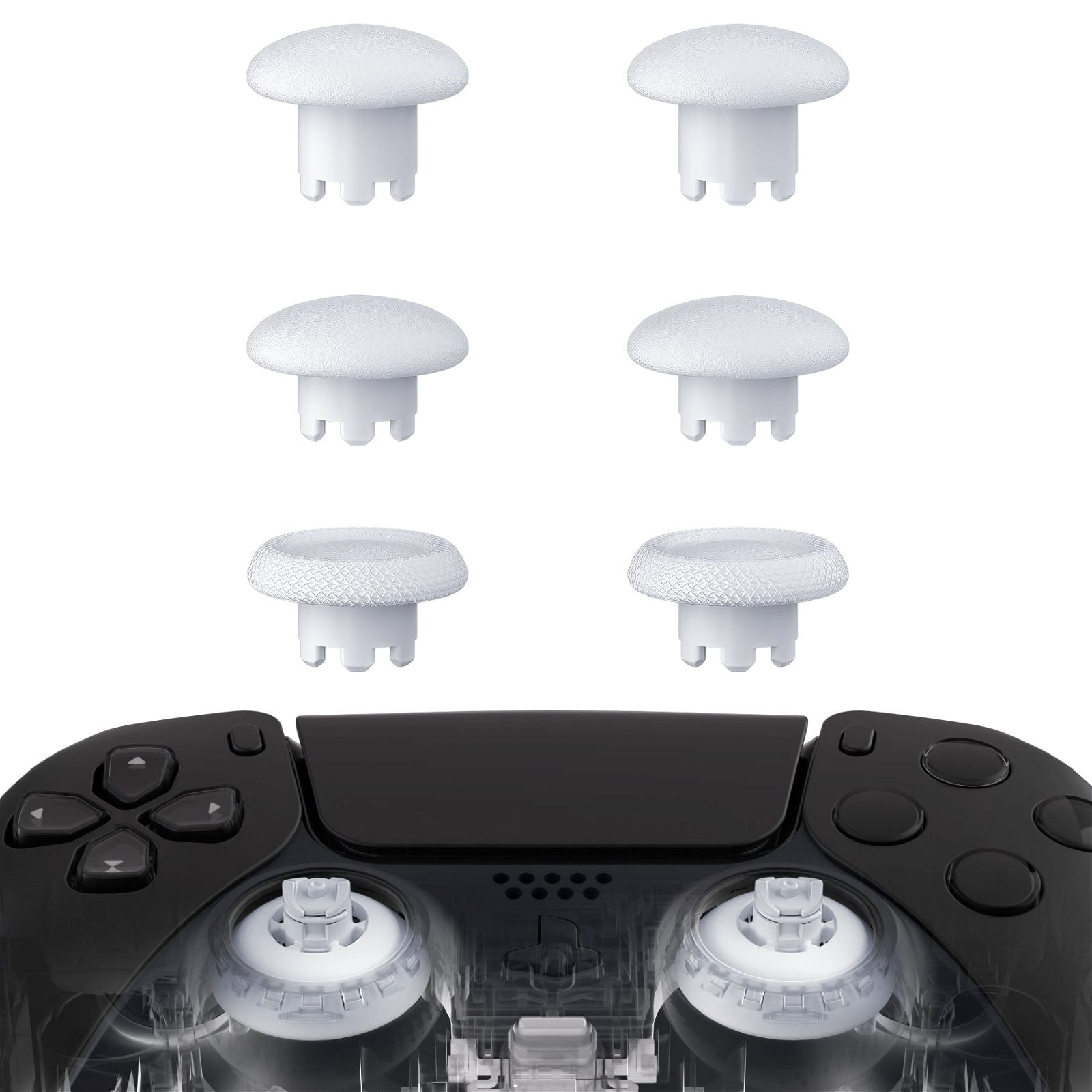 Robot White EDGE Sticks Replacement Interchangeable Thumbsticks for PS5 ...