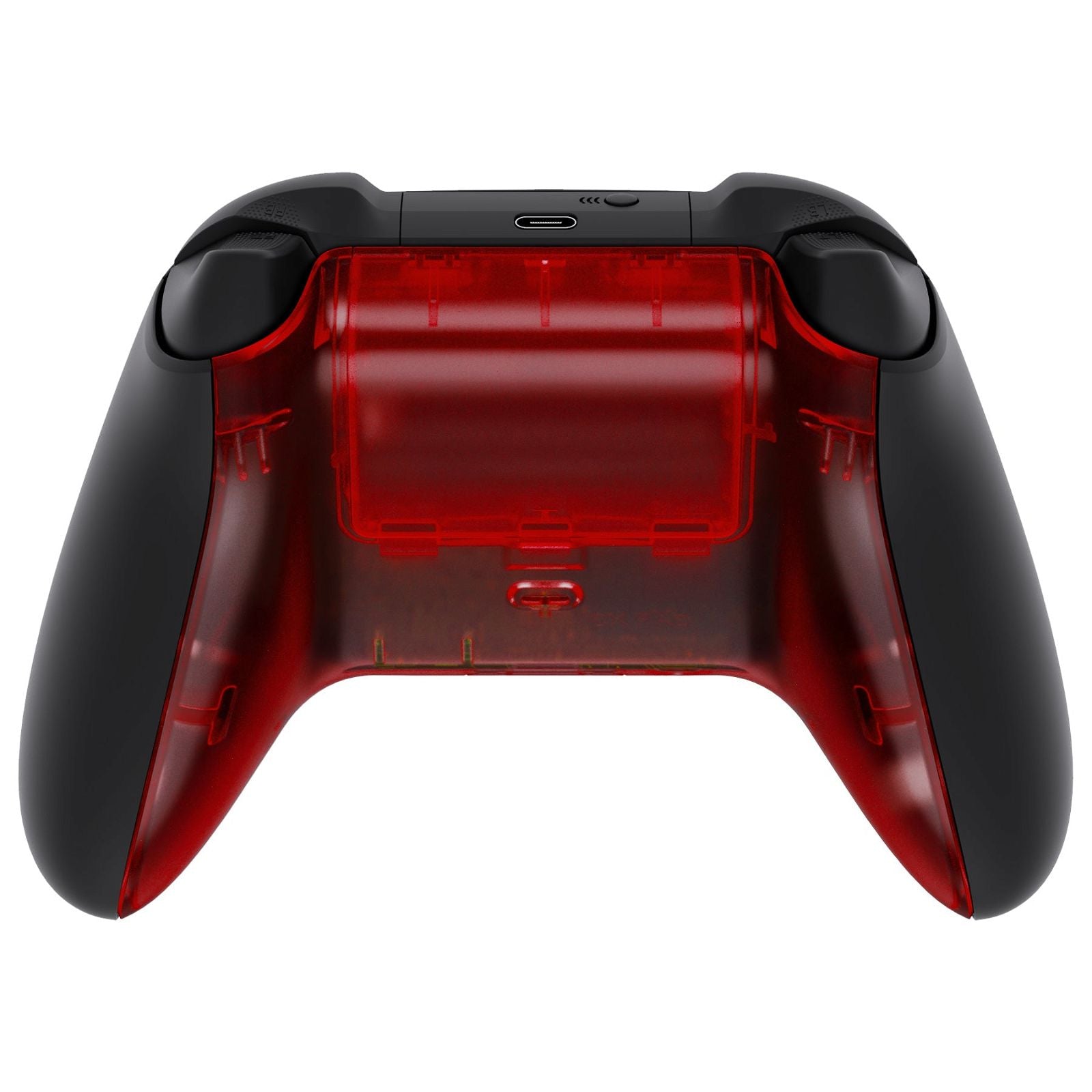 Clear Red Back Shell And Battery Cover For Xbox Series X/S Controller ...