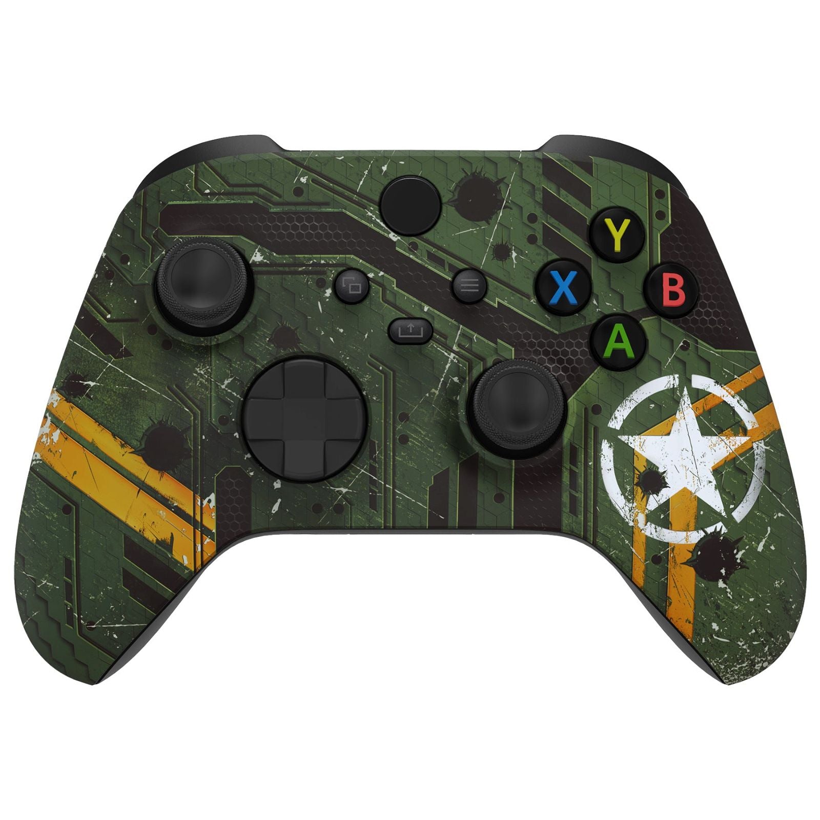 Soft Touch Army Mecha Front Shell For Xbox Series X/S Controller-FX3T150WS