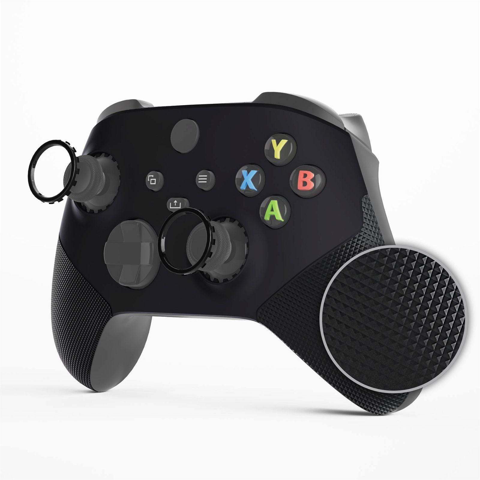 Black ASR Version Performance Rubberized Grip Front Housing Shell With ...