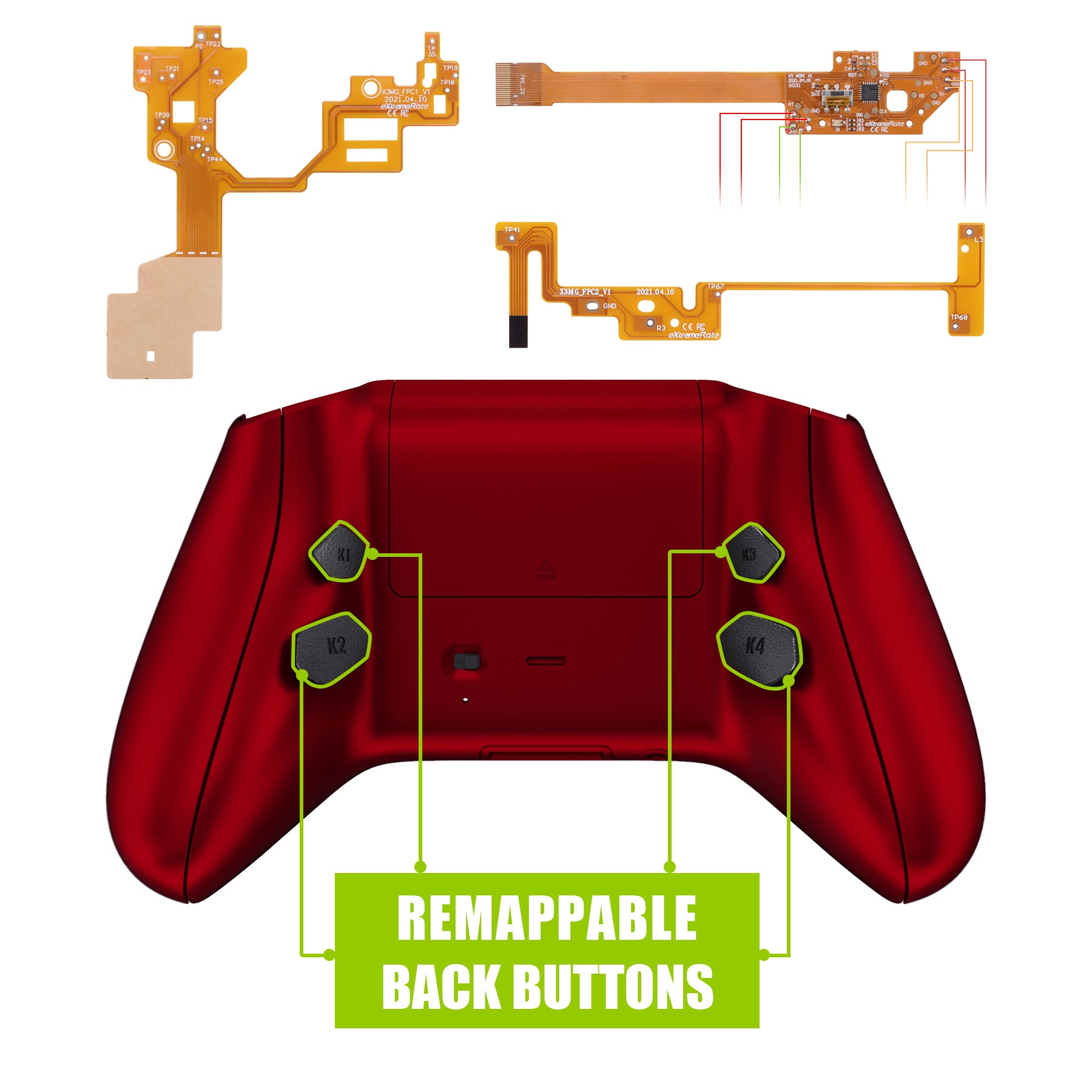 Vampire Red Hope Remappable Remap Kit With Upgrated Boards + Redesigned ...