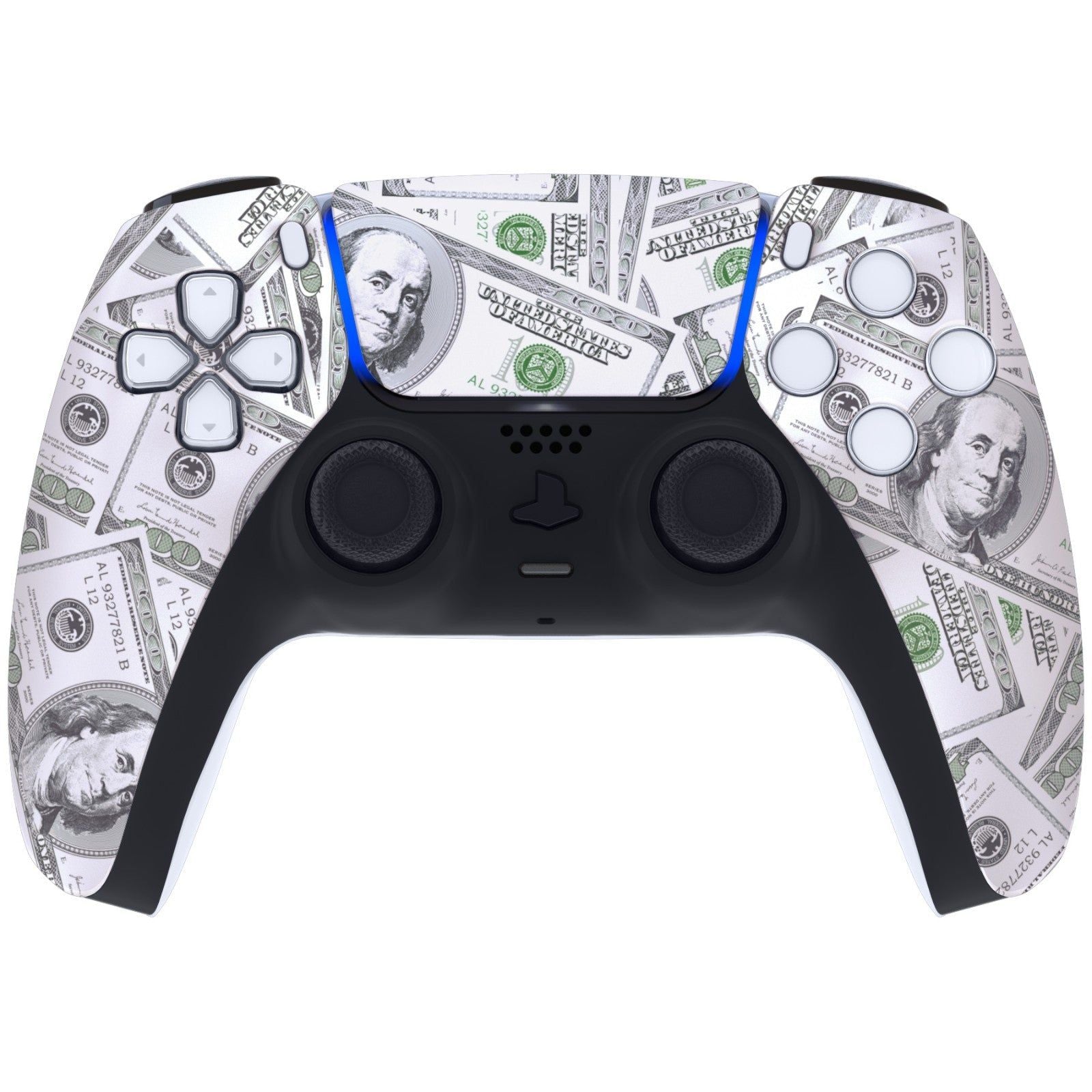Soft Touch $100 Dollars Front Shell With Touchpad Compatible With PS5 ...