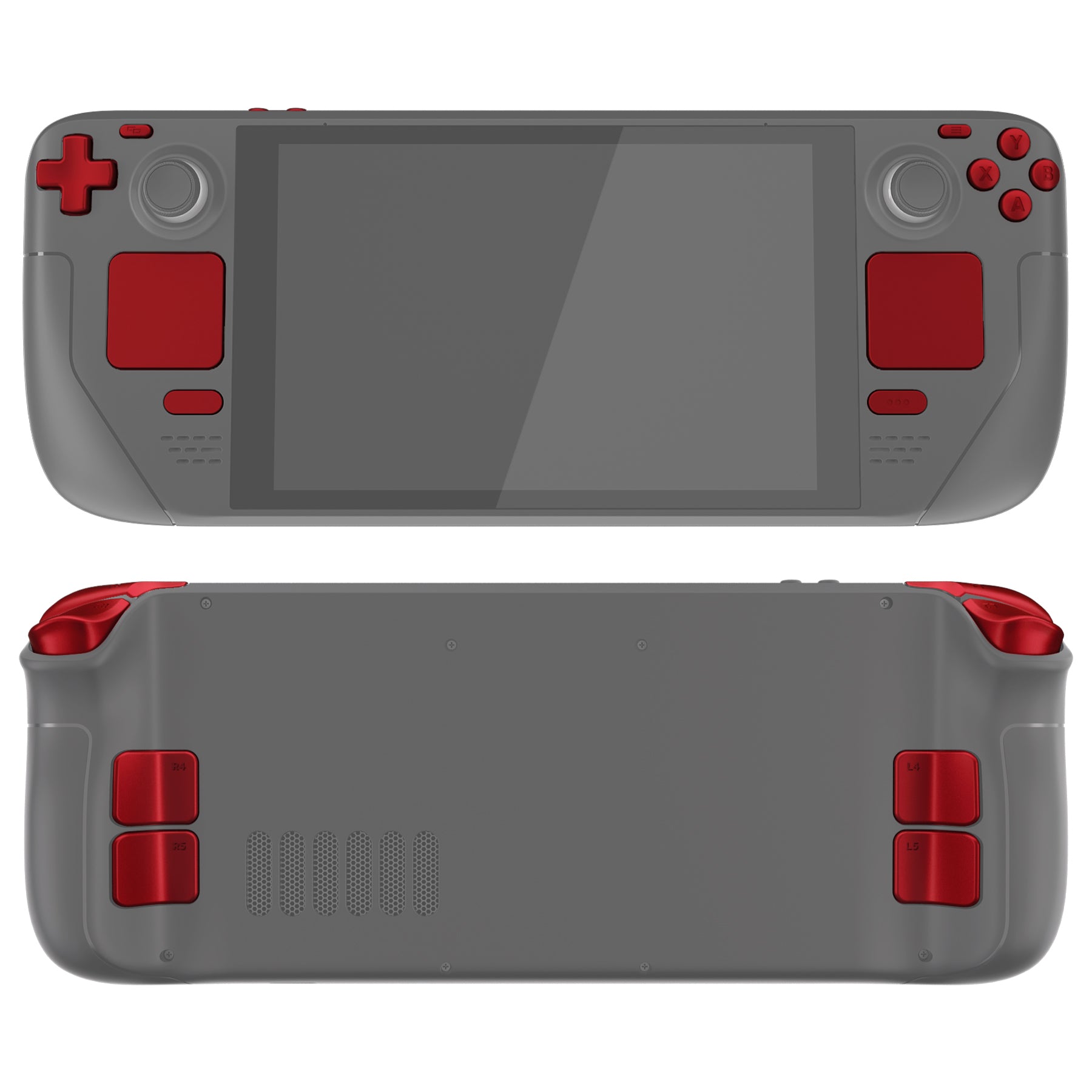 Vampire Red Replacement Full Set Buttons for Steam Deck LCD Console ...