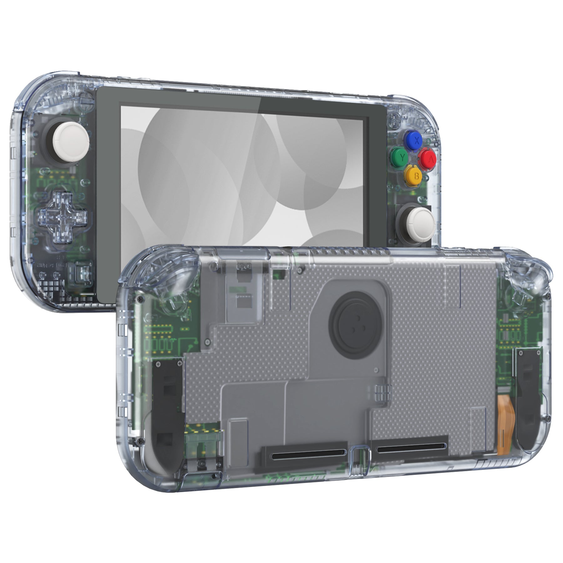 eXtremeRate Crystal Glacier Blue Replacement Full Set Shells For ...