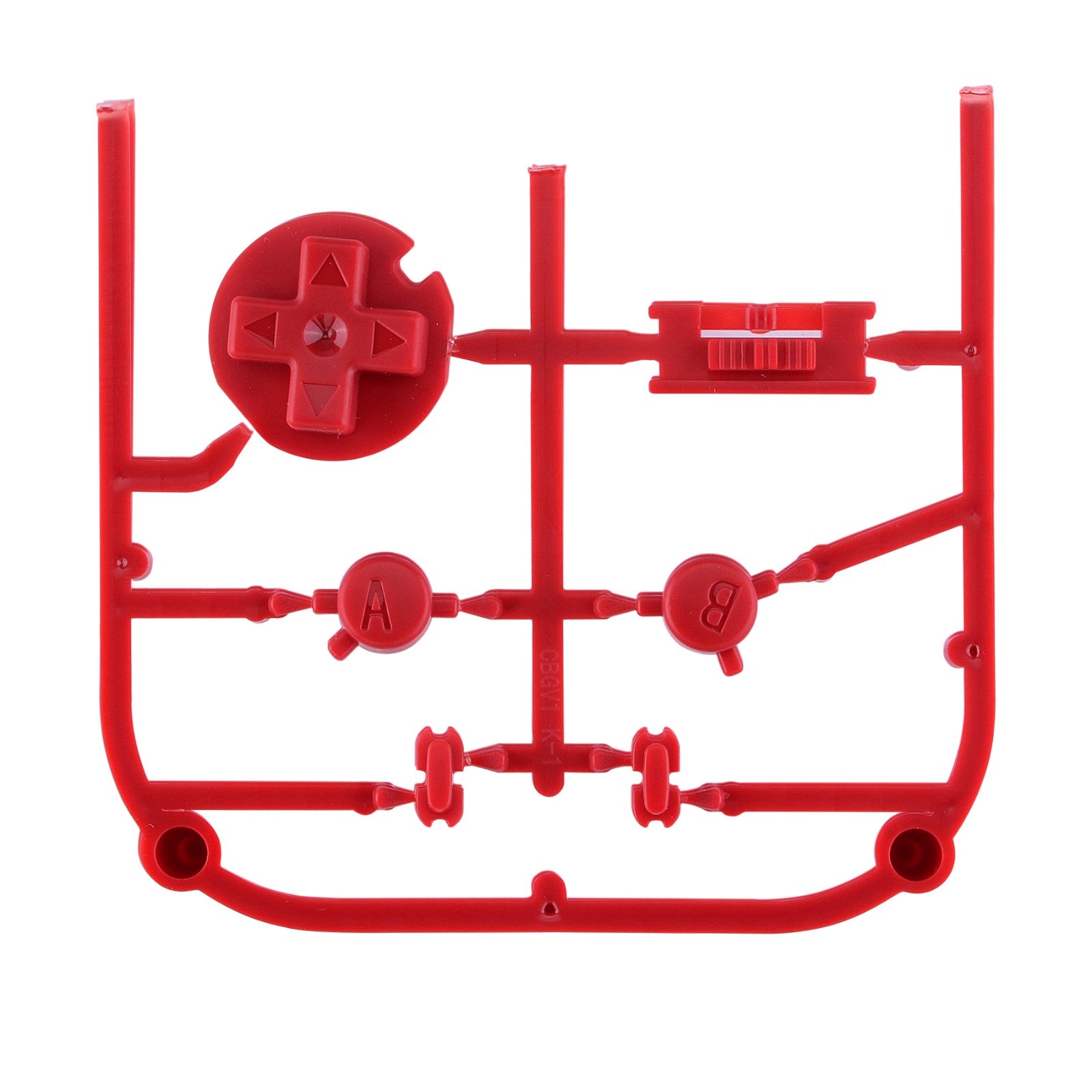 eXtremeRate Monster Red Replacement Full Set Buttons for Gameboy Color ...