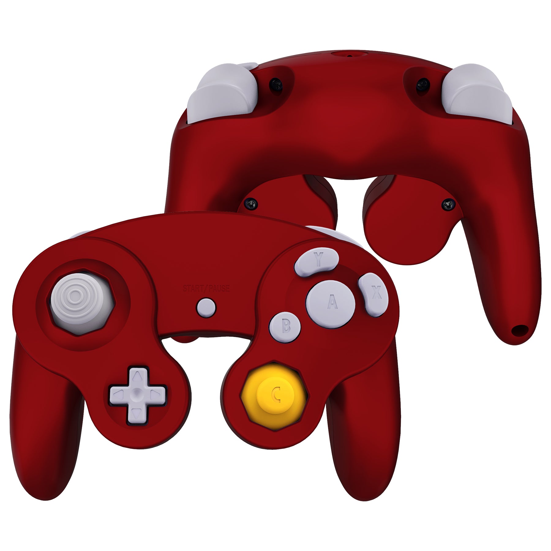eXtremeRate Vampire Red Replacement Faceplate Backplate with Buttons ...
