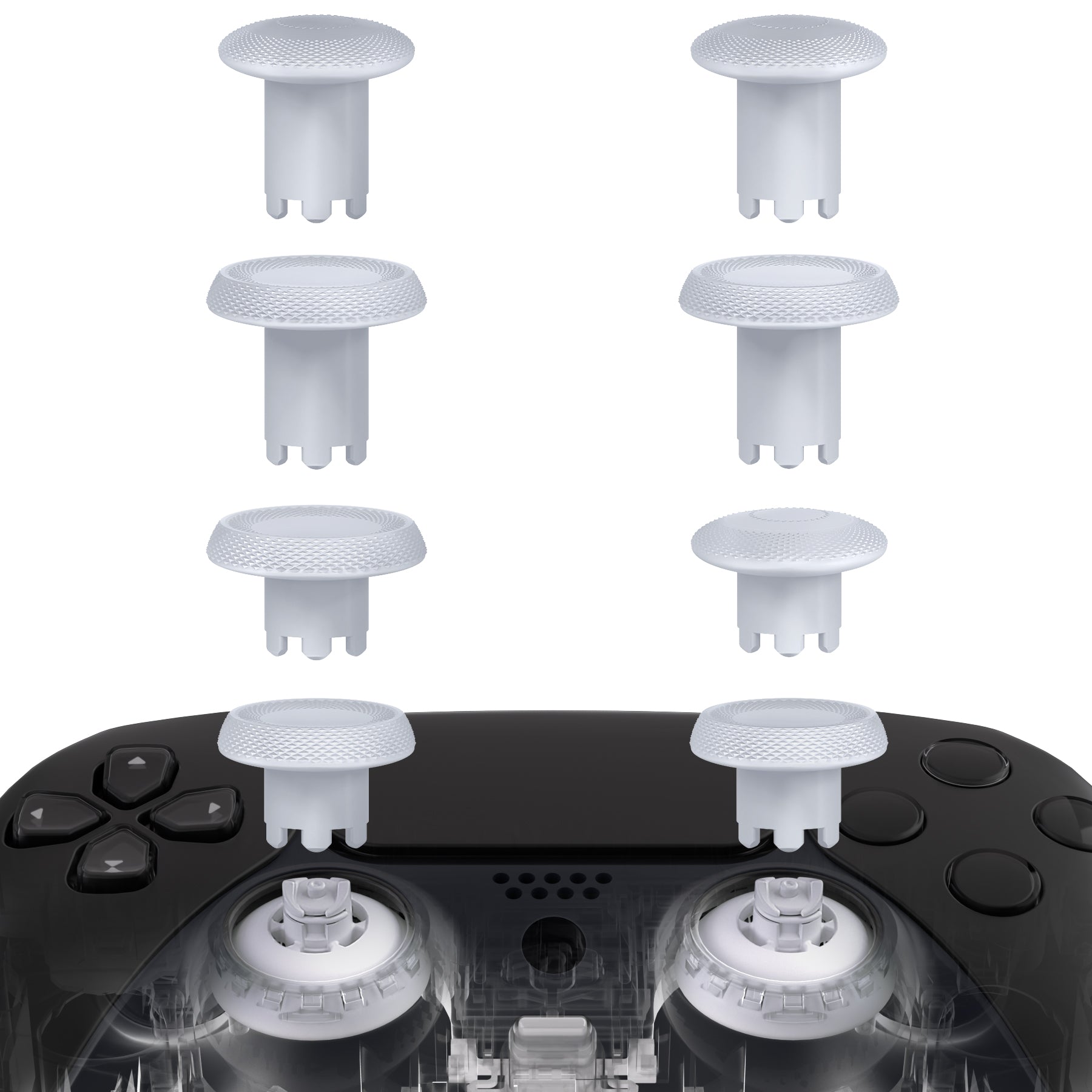 eXtremeRate White ThumbsGear V3 Interchangeable Ergonomic Thumbstick ...