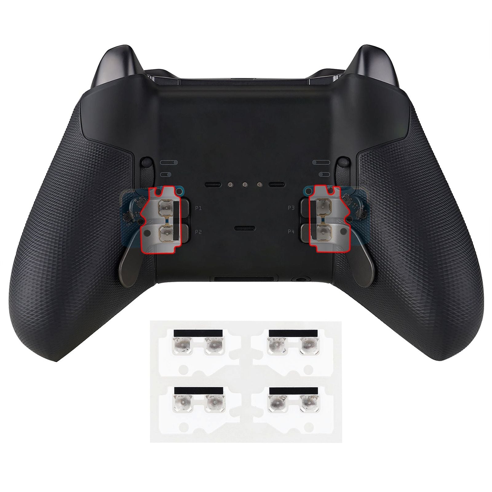 eXtremeRate Back Paddle Enhancement Metal Pad Kits for Xbox Elite ...
