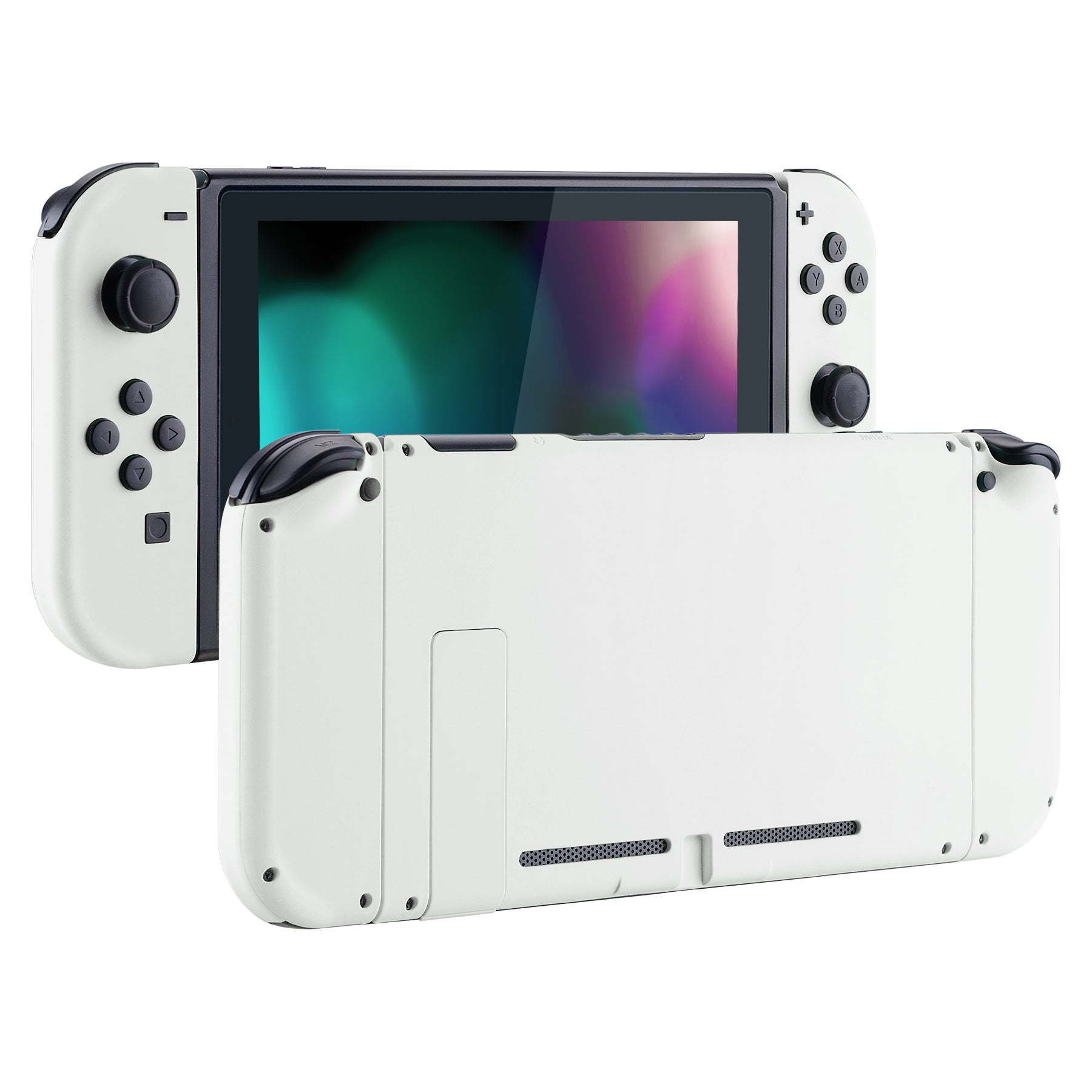 White Full Shells For NS Joycon-Without Any Buttons Included-QP303V1WS