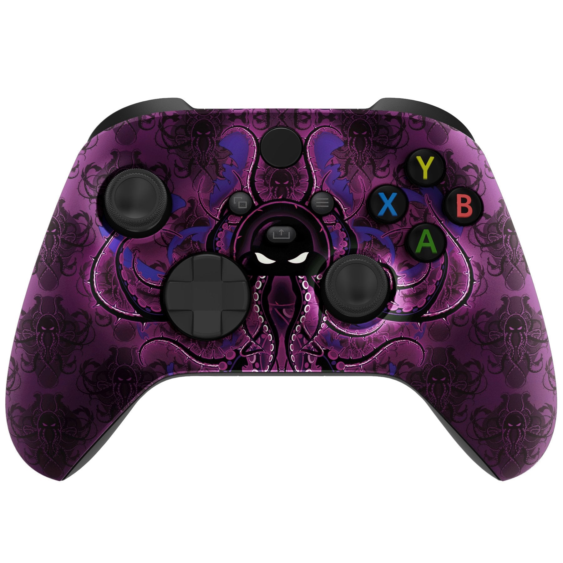 Soft Touch Purple Octopus Front Shell For Xbox Series X/S Controller ...