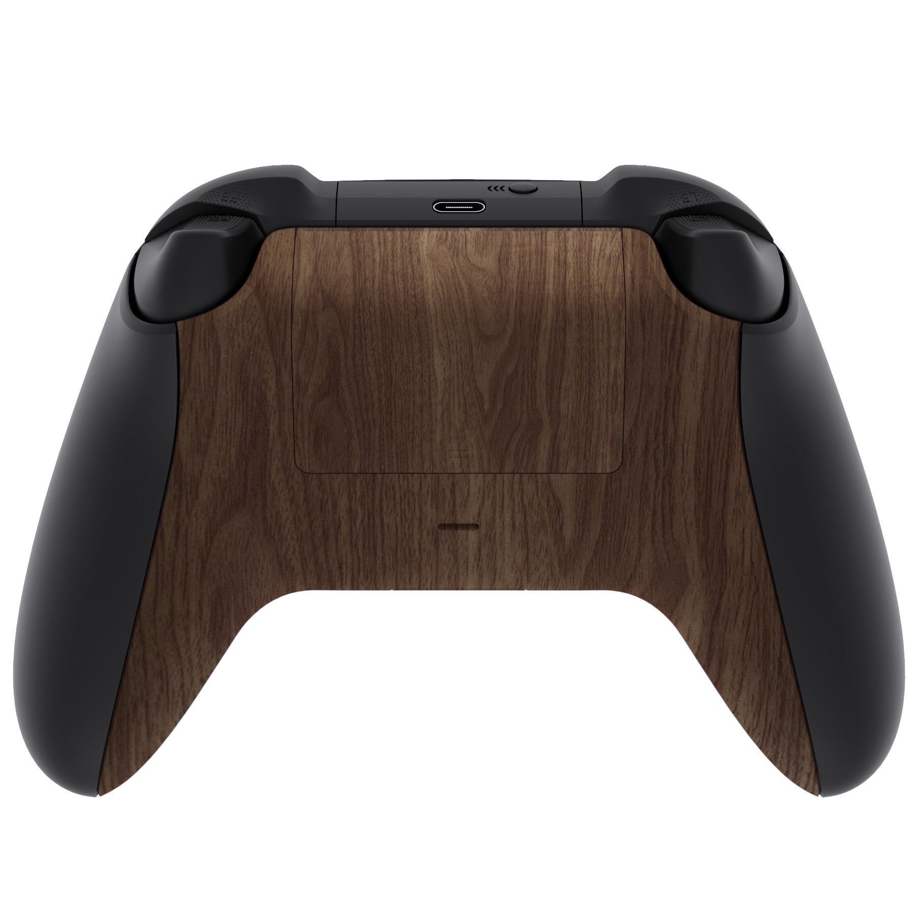 Soft Touch Wooden Grain Back Shell And Battery Cover For Xbox Series X ...