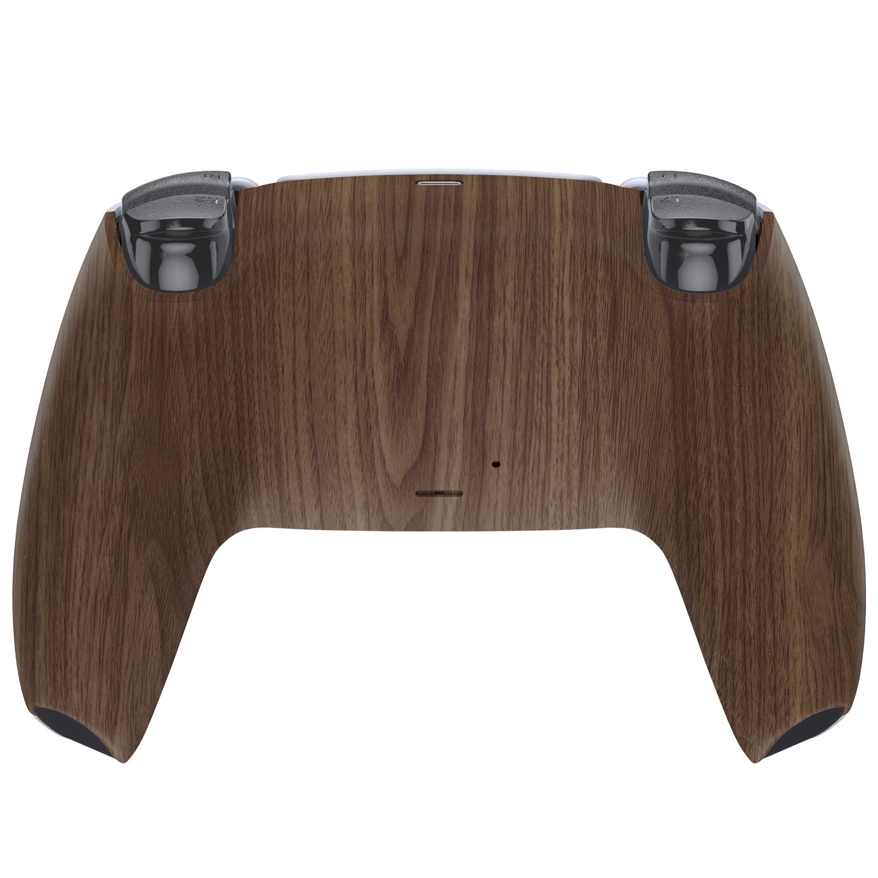 Soft Touch Wooden Grain Back Shell Compatible With PS5 Controller ...