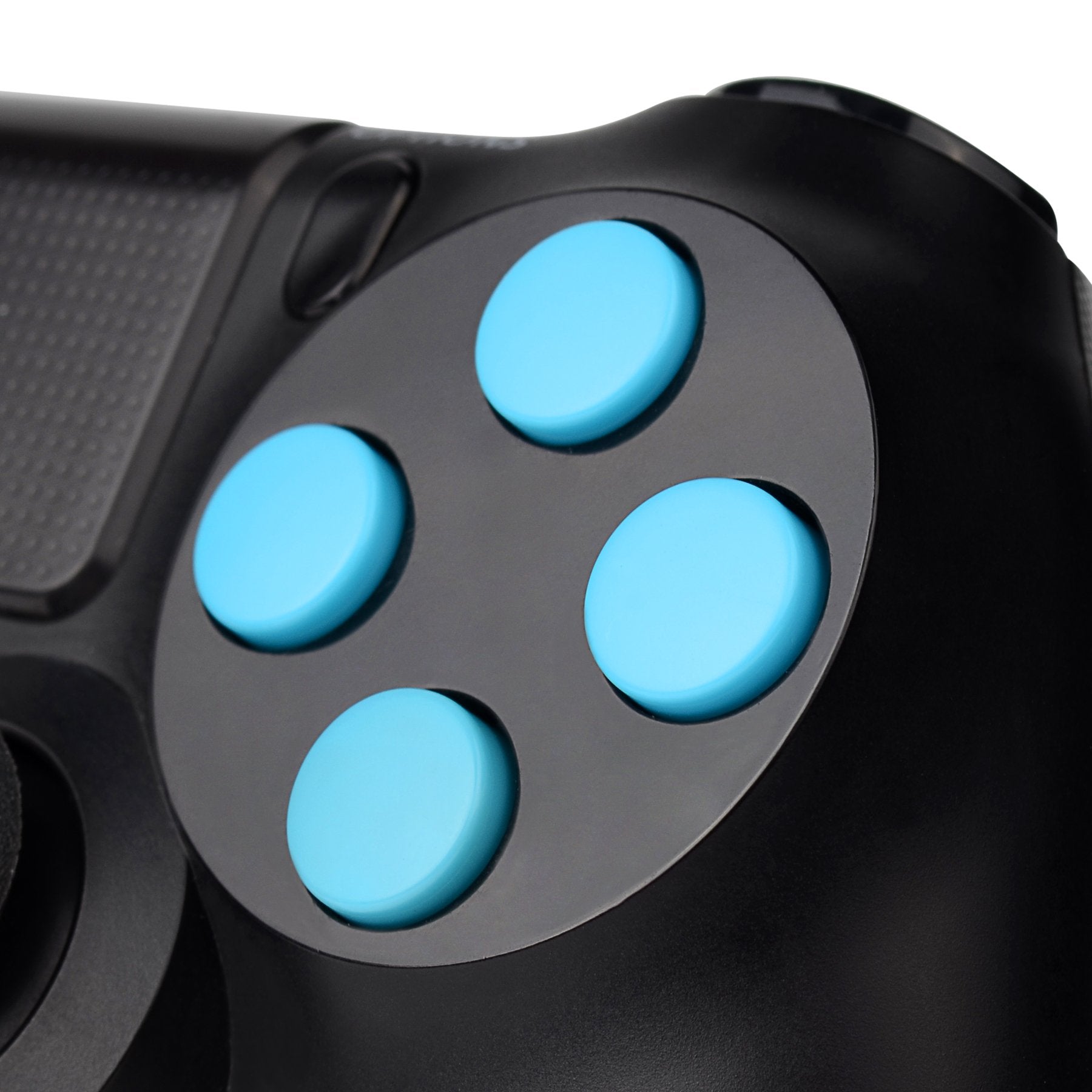 Solid Navy Blue Buttons Compatible With PS4 Controller-P4J0208